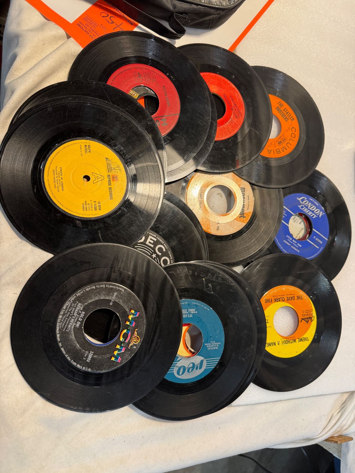 Lot of 45's records