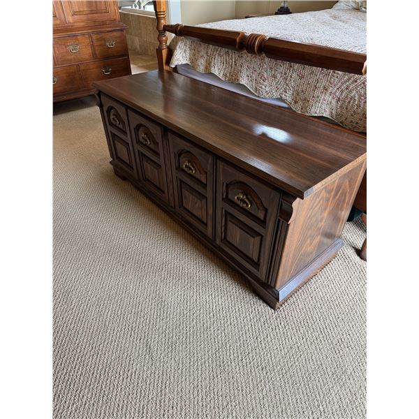 Huppe cedar chest 54x18x22.5" tall