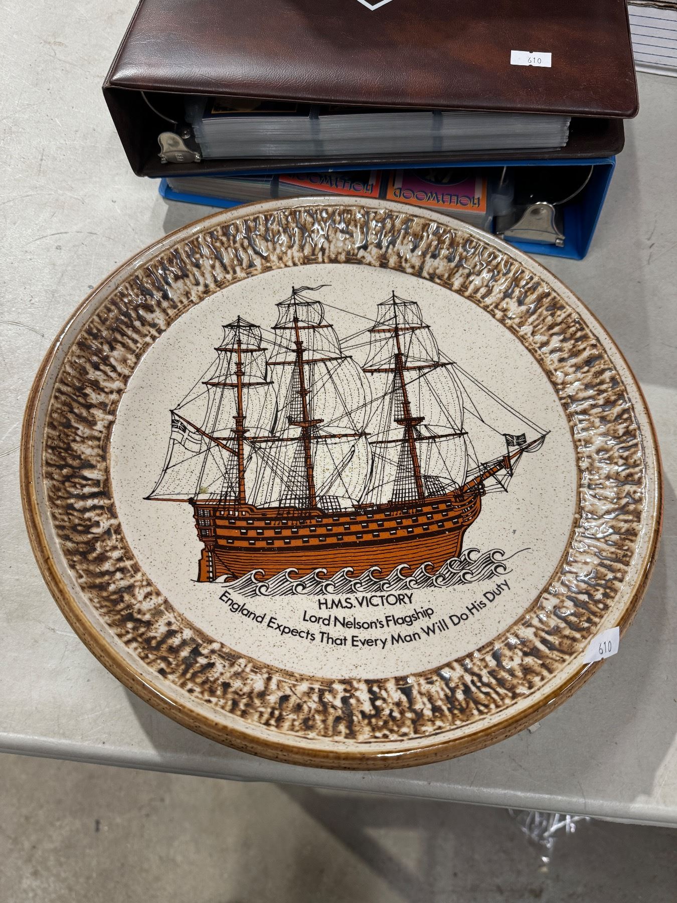 H.M.S. Victory Lord Nelson flagship collectible plate