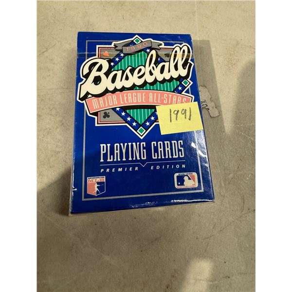 Baseball playing cards premier edition