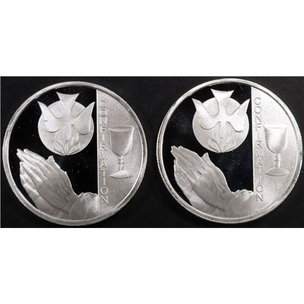 (2) 1 OZ .999 SILVER 2024 CONFIRMATION ROUNDS
