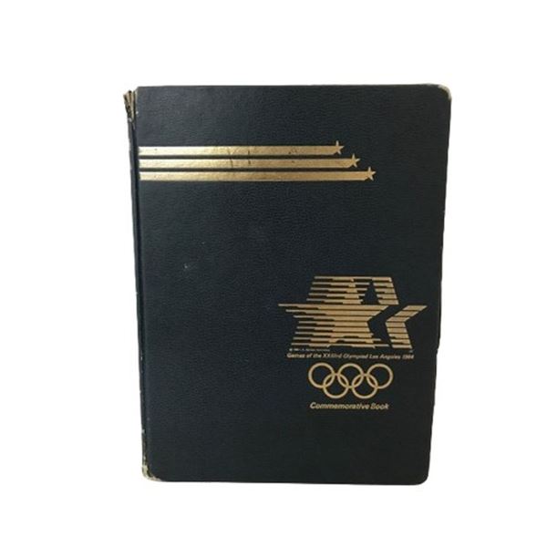 1984 Los Angeles Olympics Commemorative Book with Autographs