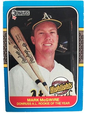 Mark McGuire Rookie Trading Card