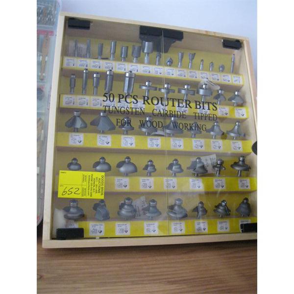 50 Piece Router Bit Set