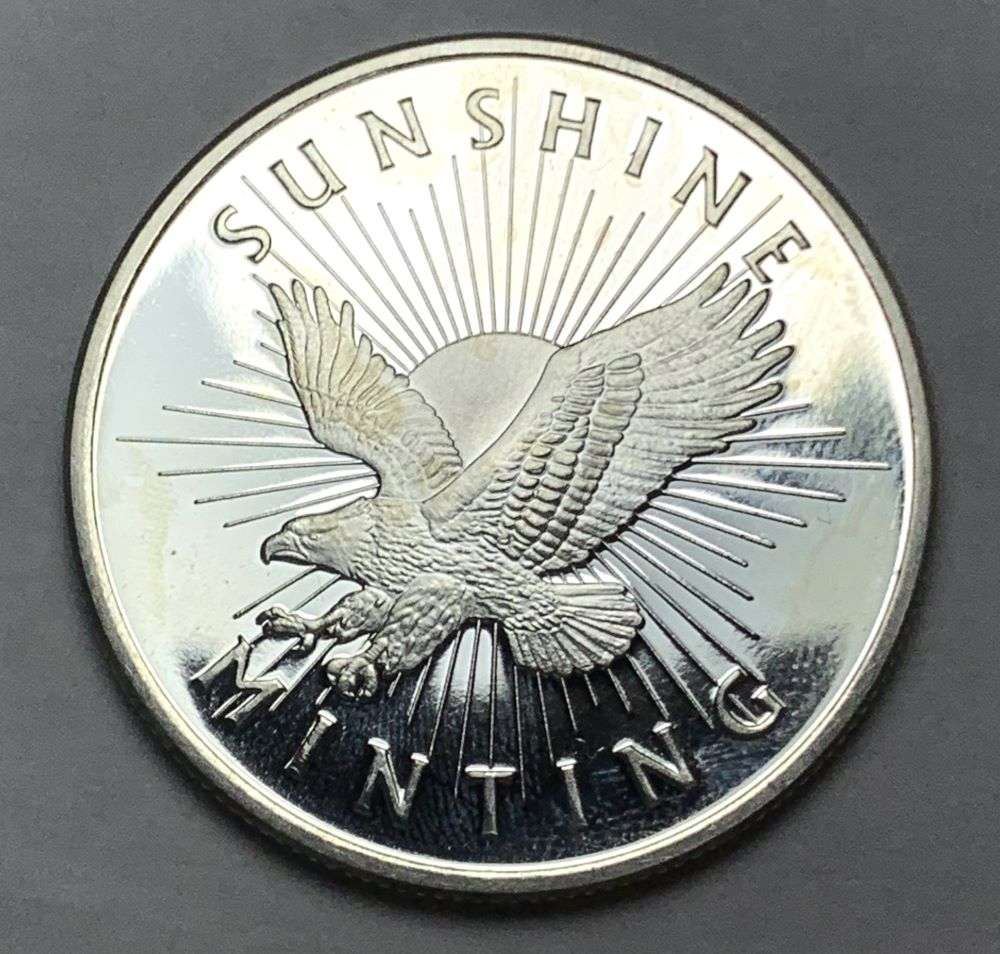 Sunshine Minting Eagle Proof 1 ozt .999 Silver