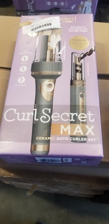 New Conair Infiniti Pro Curl Secret Max Ceramic Auto Curler Set Retail