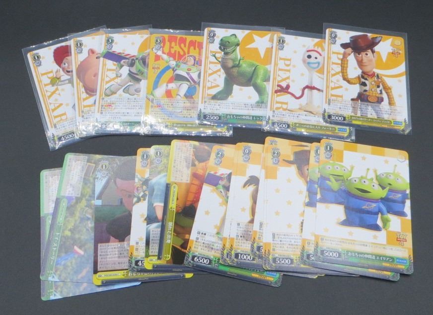 Weis Schwarz Disney/Pixar Japanese Toy Story Lot Of 21 Various Cards