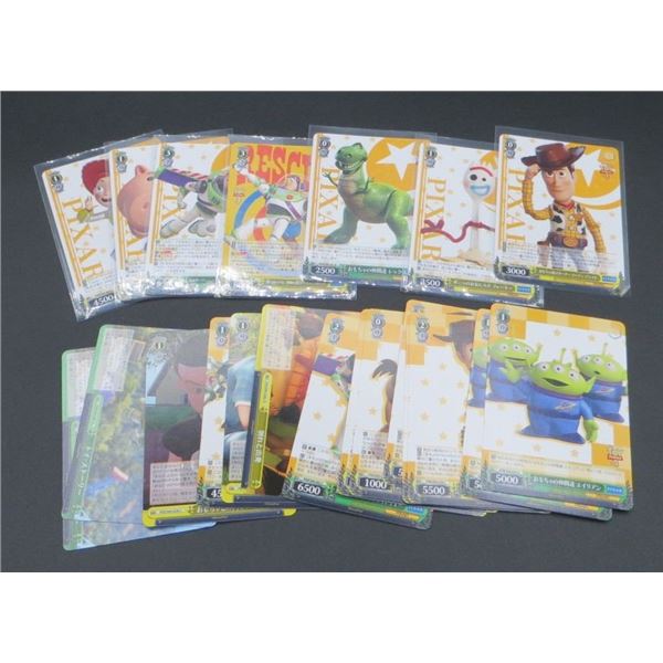 Weis Schwarz Disney/Pixar Japanese Toy Story Lot Of 21 Various Cards