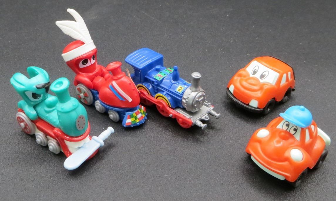 Kinder Surprise Locomotives & Mini Cars Collectible Figures