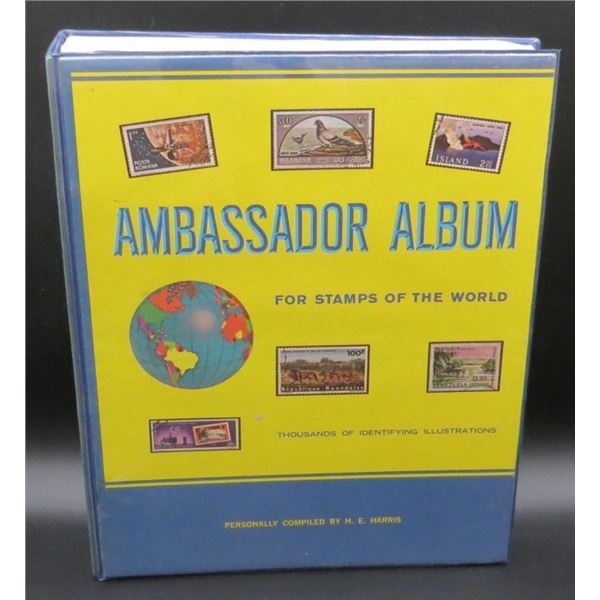 Vintage Ambassador Binder Album For Stamps Of The World