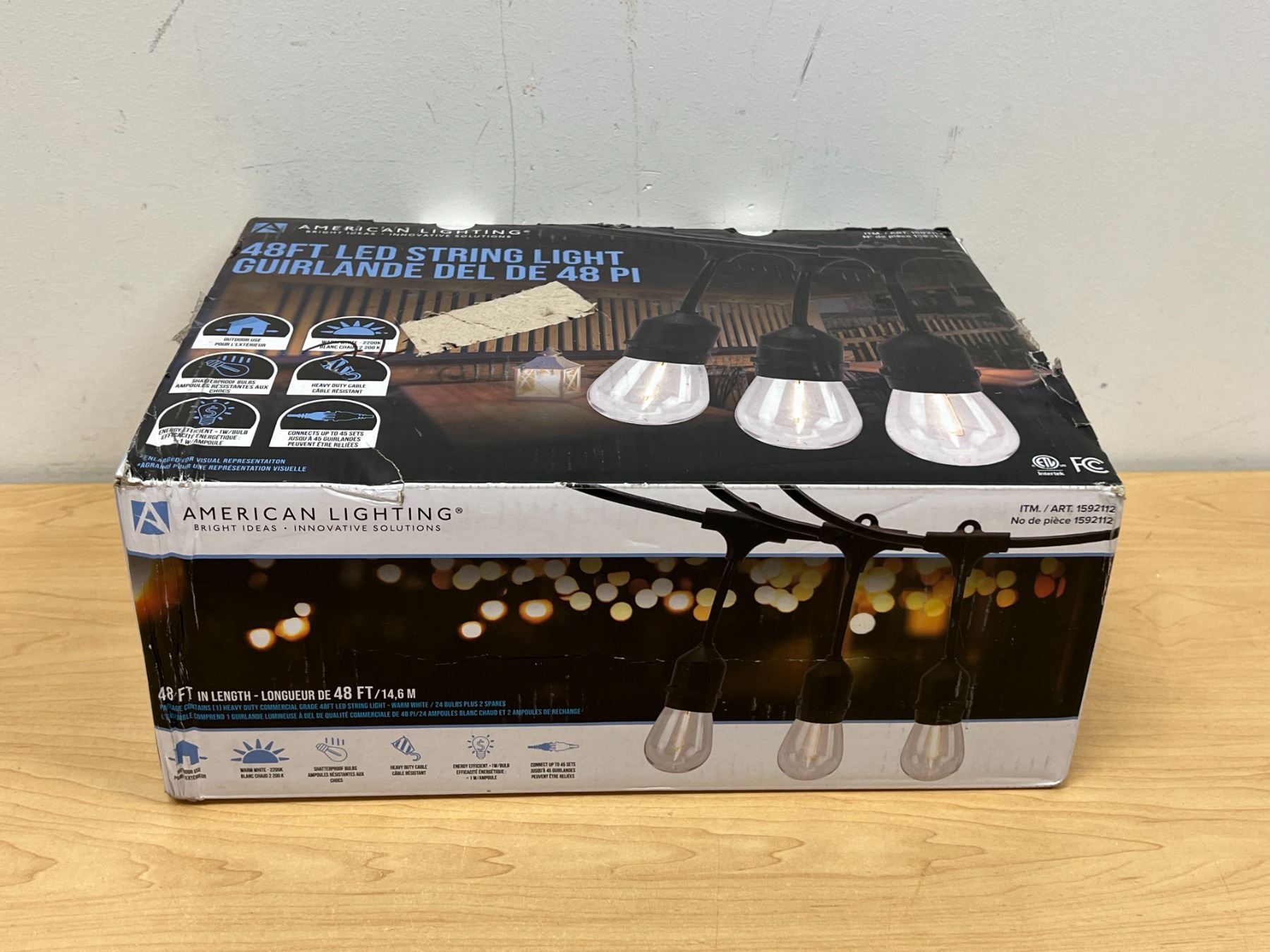 New American Lighting 48 FT rope Lights - see photos for details