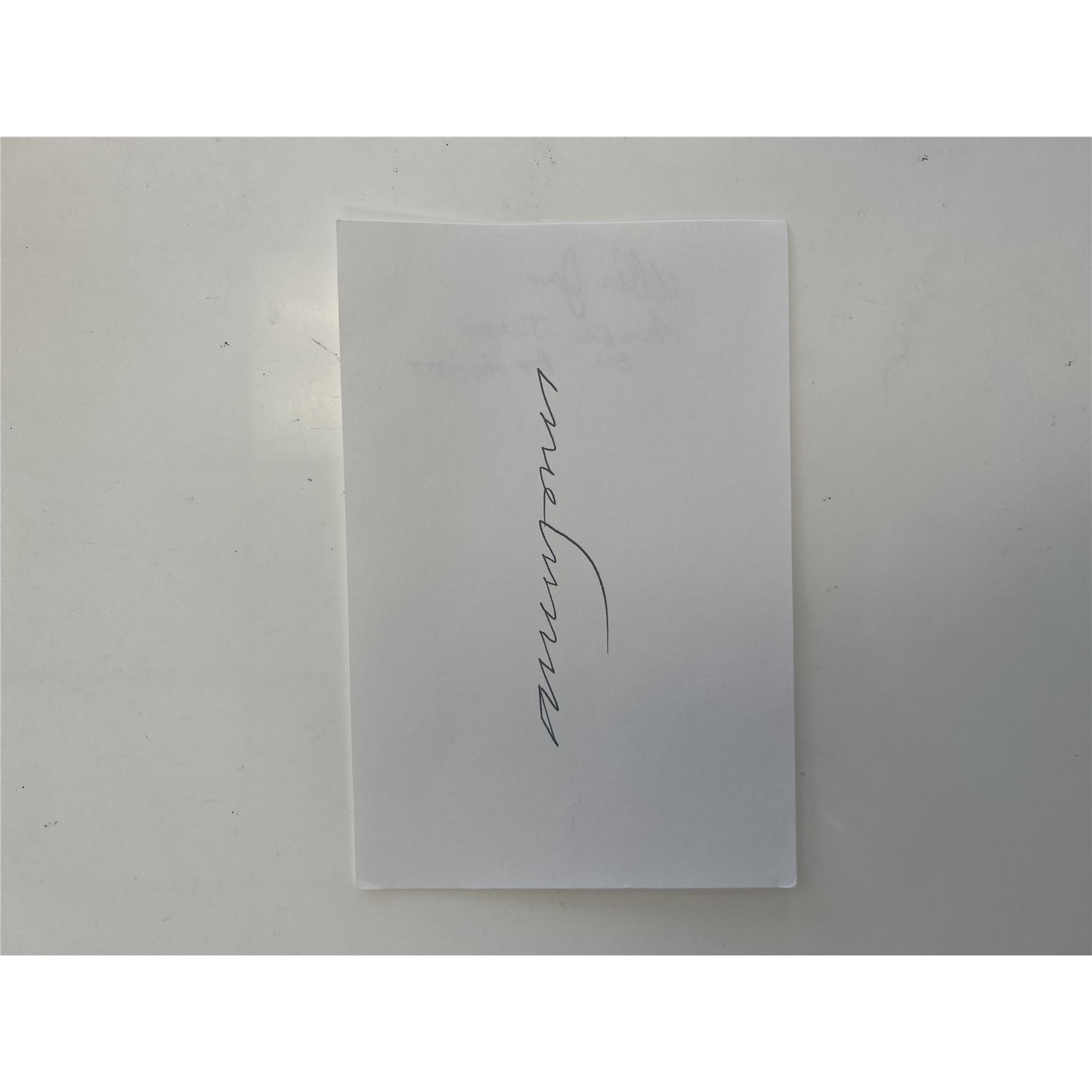 British pop artist Allen Jones original signature