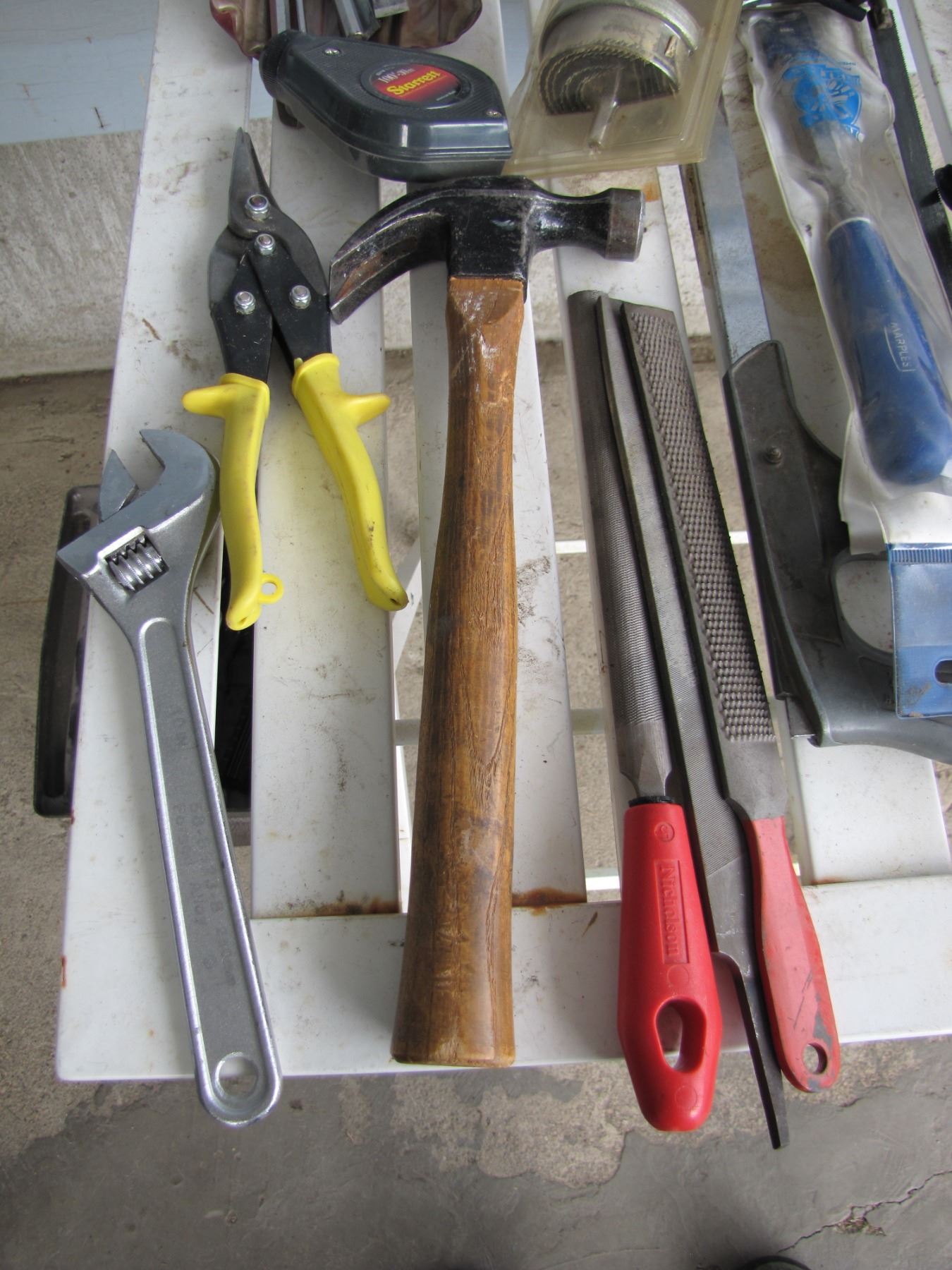 Various shop hand tools et cetera