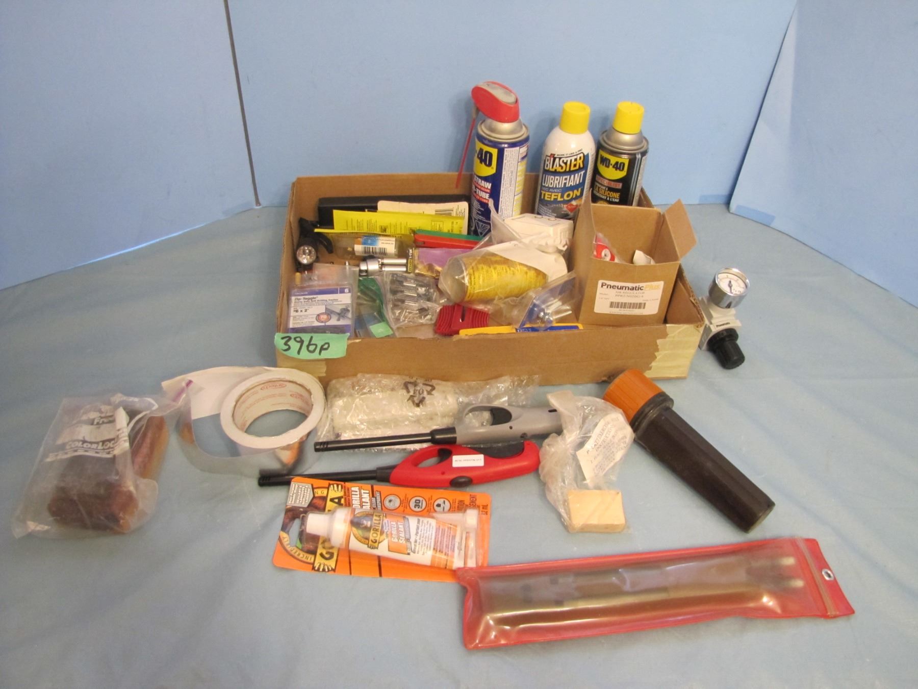 ceramic sharpening sticks, pressure regulator, Shop fluids