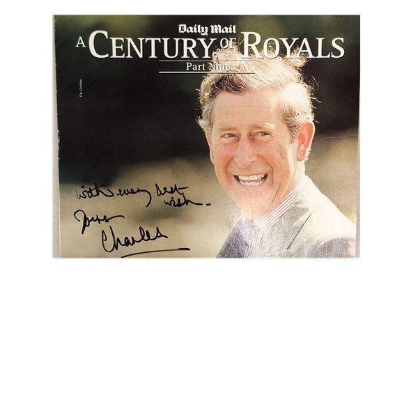 Prince Charles signed Magazine. GFA Authenticated Prince Charles signed Magazine. GFA Authenticated