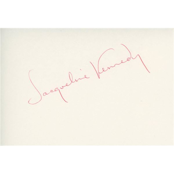 Jacqueline Kennedy signature cut