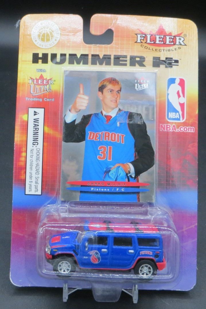 Fleer Collectibles Hummer H2 Darko Milicic NBA Detroit Pistons 2004