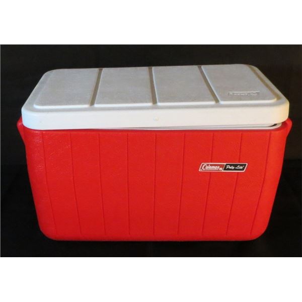 Coleman poly-Lite Red Cooler