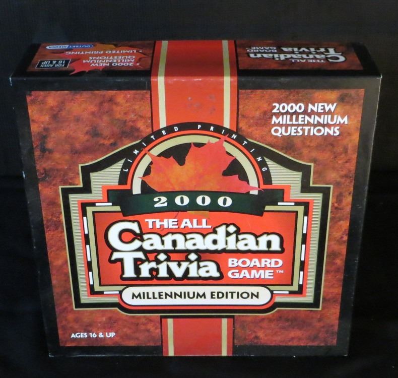 The Real Canadian Trivia Board Game Millennium Edition