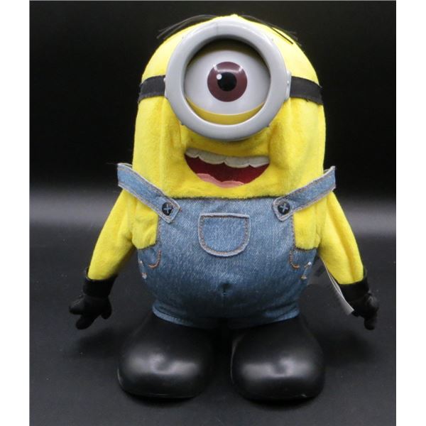 Minions Stuart Interactive Talking, Moving, Tumbling, Farting 9" Tall Toy