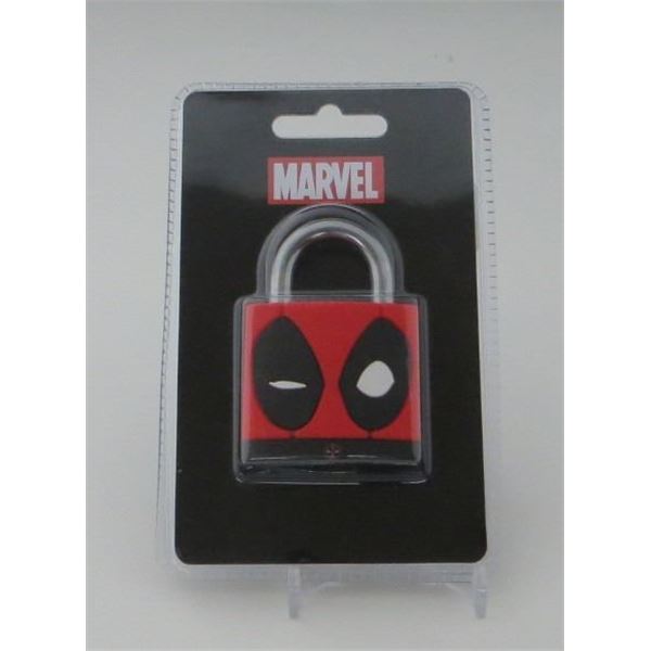 New Marvel Deadpool Steel Lock With 2 Keys