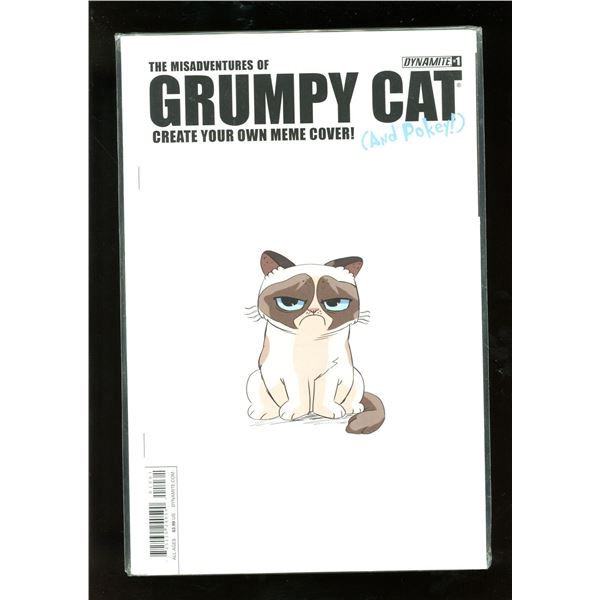 Dynamite The Misadventures Of Grumpy Cat & Pokey #1 Create Your Own Meme Cover Variant