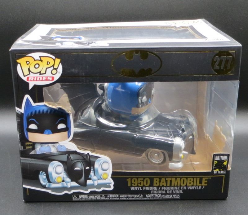 Funko Pop Rides 1950 Batmobile With Batman Vinyl Figure #277