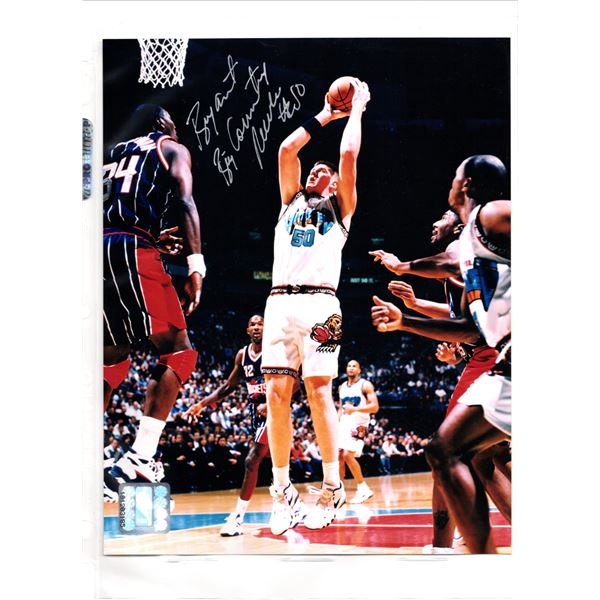 Bryant Big Country Reeves Autographed Basketball 8x10 Photo Vancouver ...