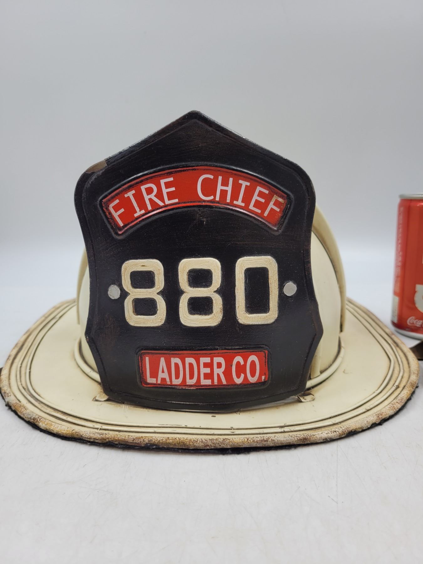 Vintage Replica Ladder Co. Fire Chief 880 Metal Fire Helmet