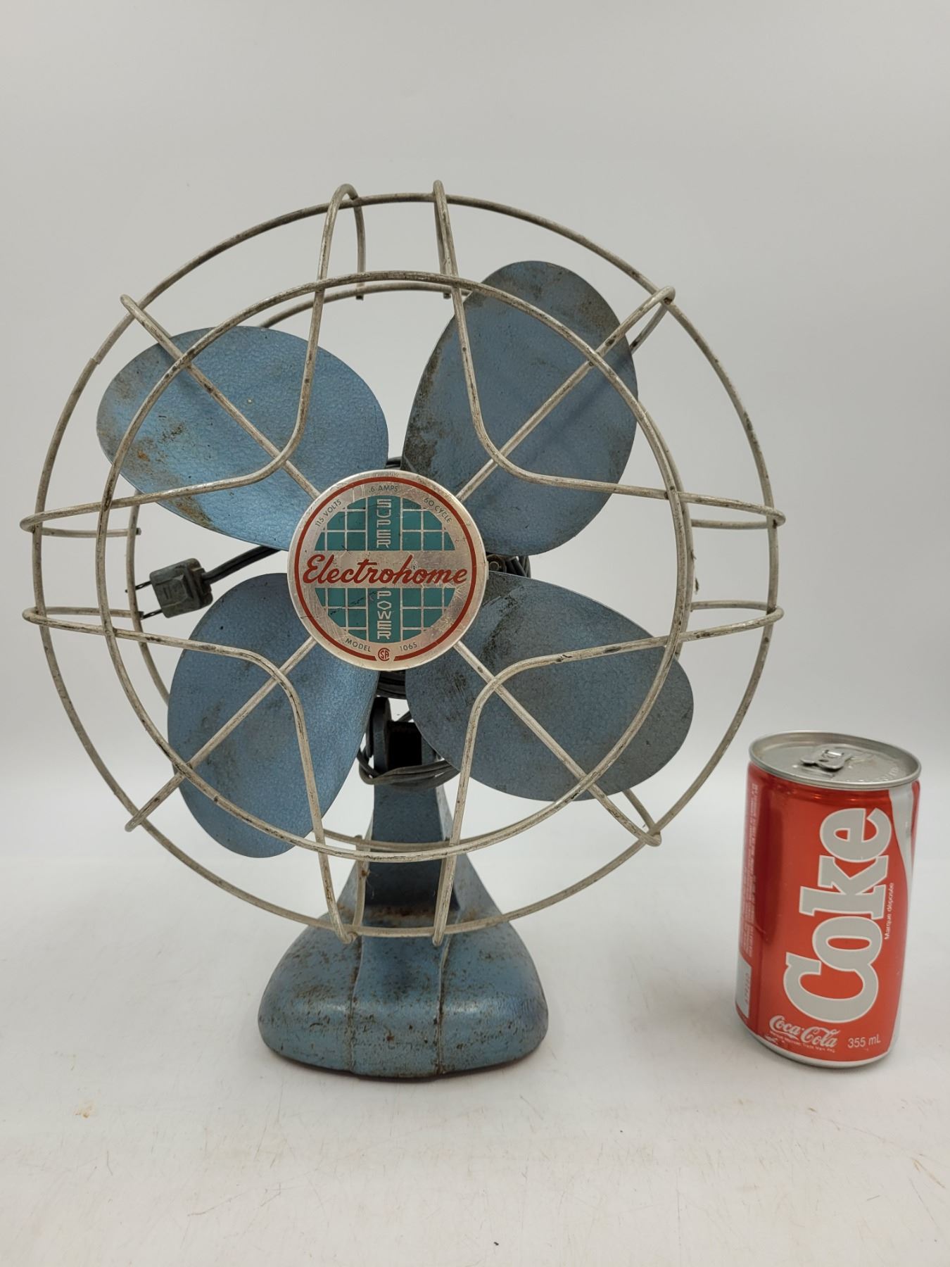 Vintage Electrohome Super Power Fan