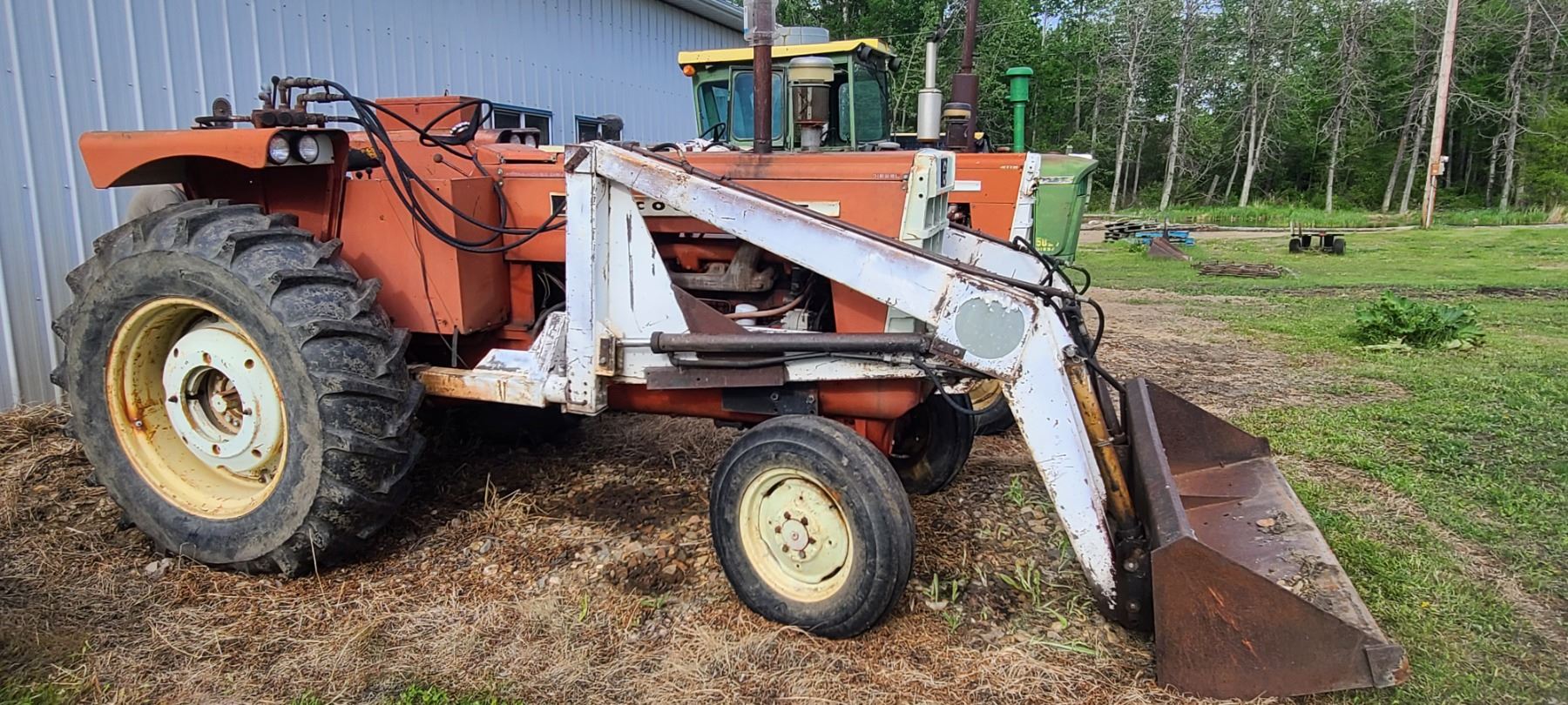 COCKSHUTT DIESEL 1850 TRACTOR C/W LOADER AND 5 FT BUCKET 3989 HRS POWER ...