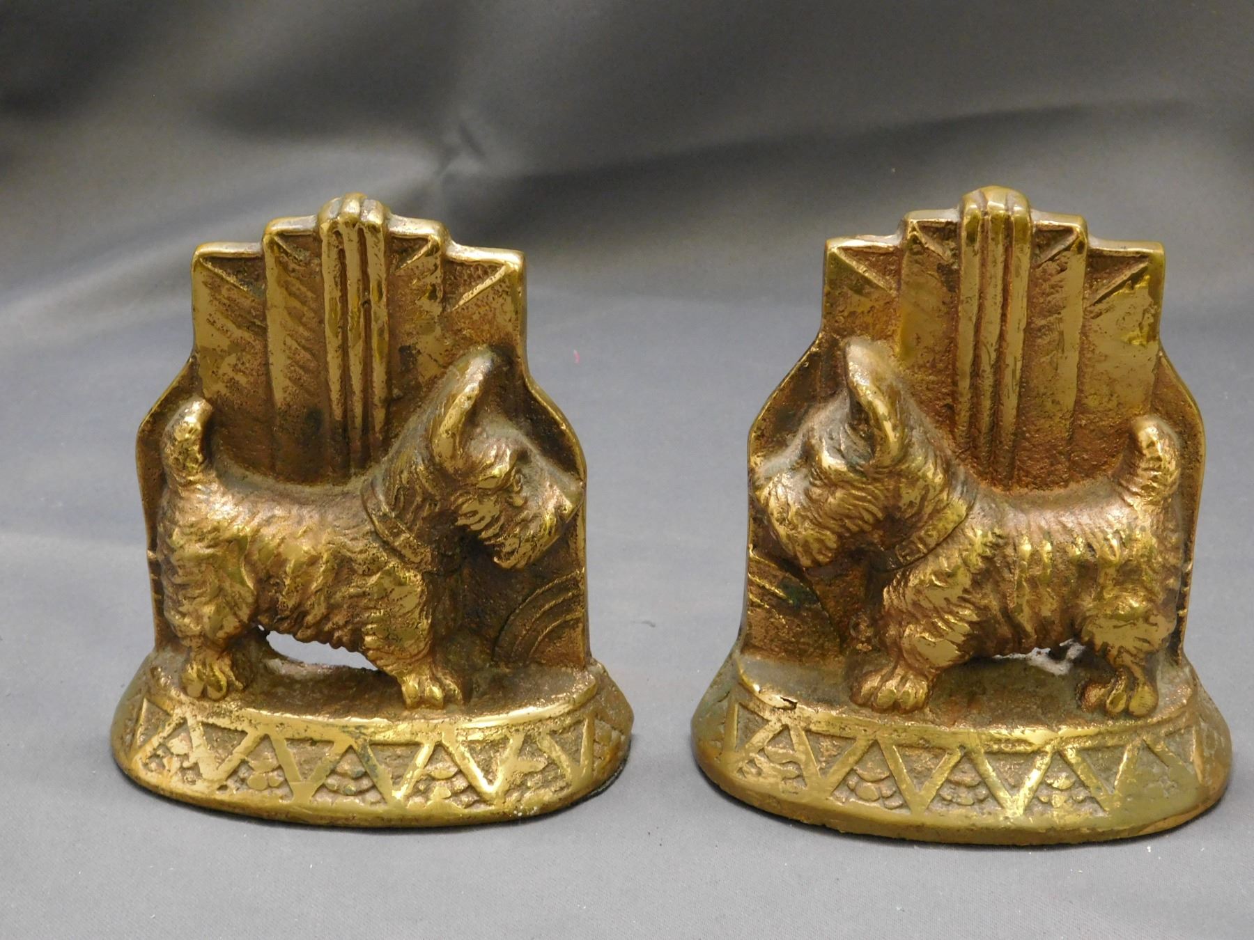 Cast Iron Scotty Dog Bookends