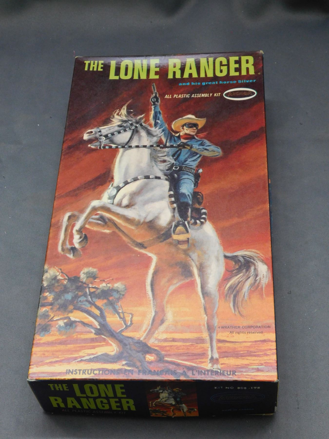 Vintage The Lone Ranger and his great horse All Plastic Assembly Kit by ...