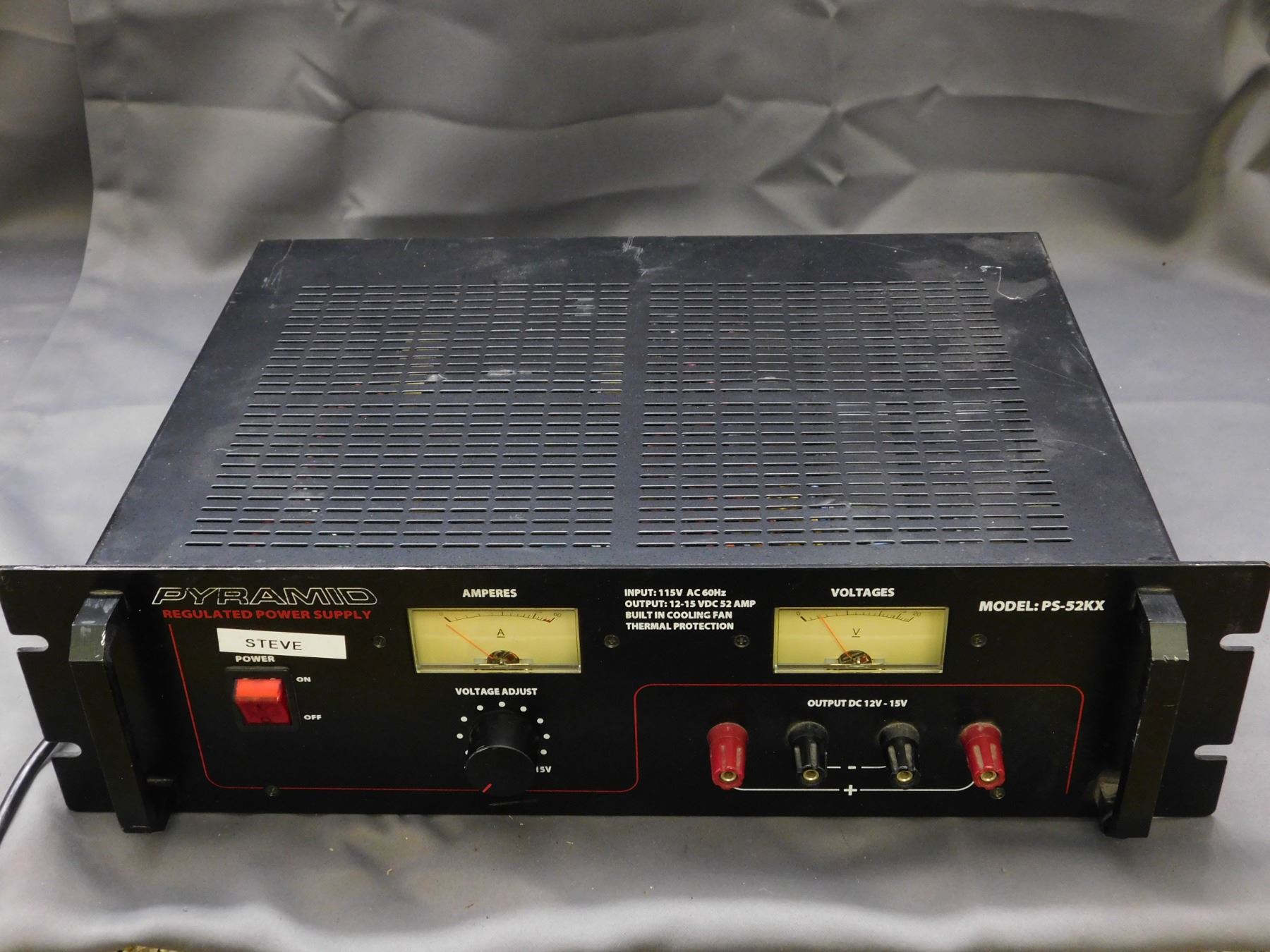 Pyramid Regulated Power Supply Model PS-52KX