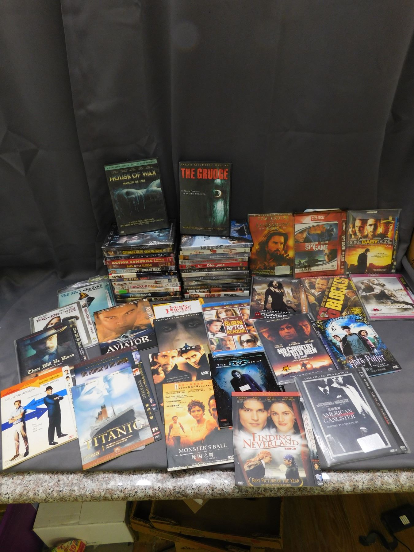 Lot of 50 DVDs Horror, Action, Etc (Some Paper Foreign Cases, Some Hard ...