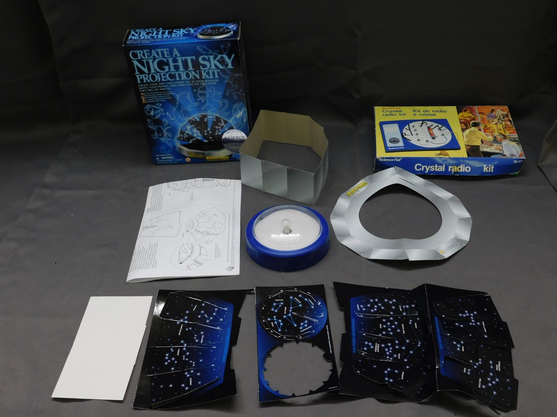 Create A Night Sky Projection Kit & Crystal Radio Kit Kids Educational ...
