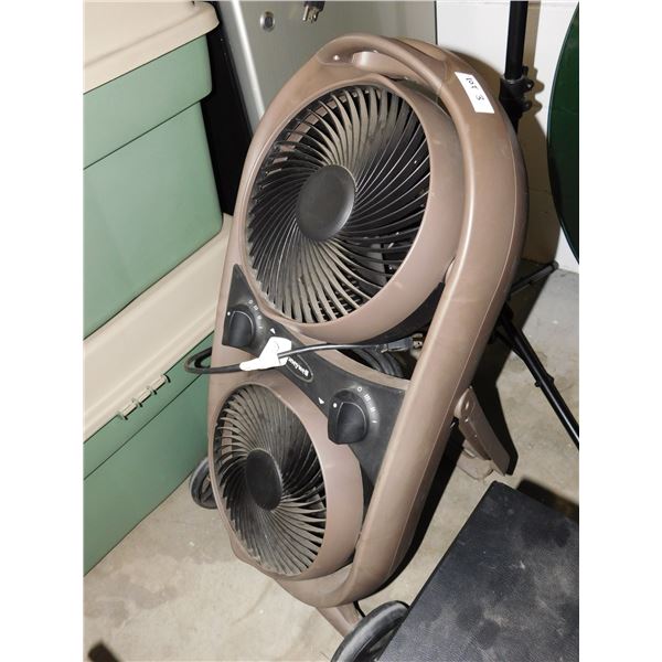 Honeywell Rolling Electric Fan 2 Fans Adjustable Speed