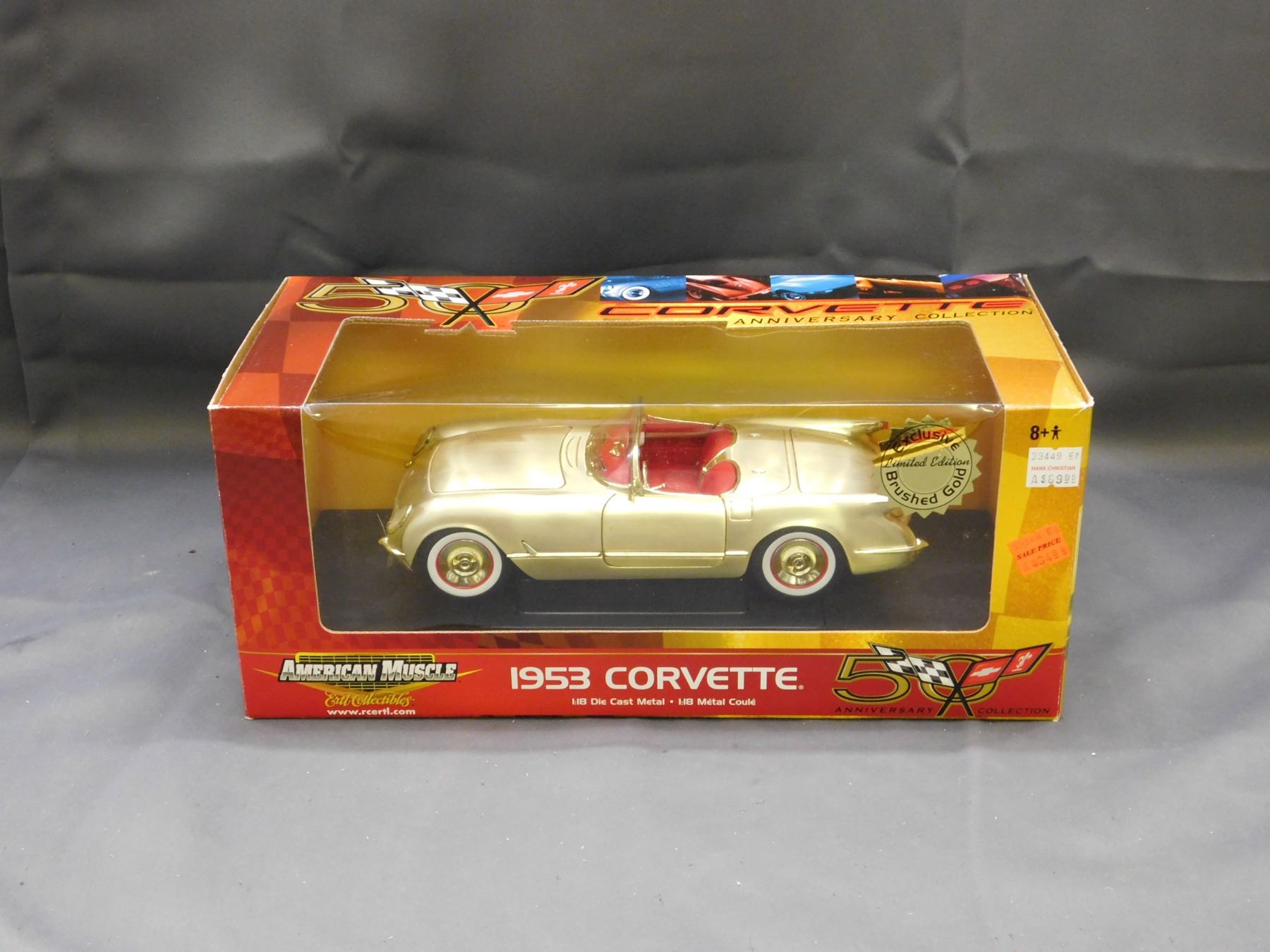 1:18 50 Corvette Anniversary Collection 1953 Corvette Die Cast ...