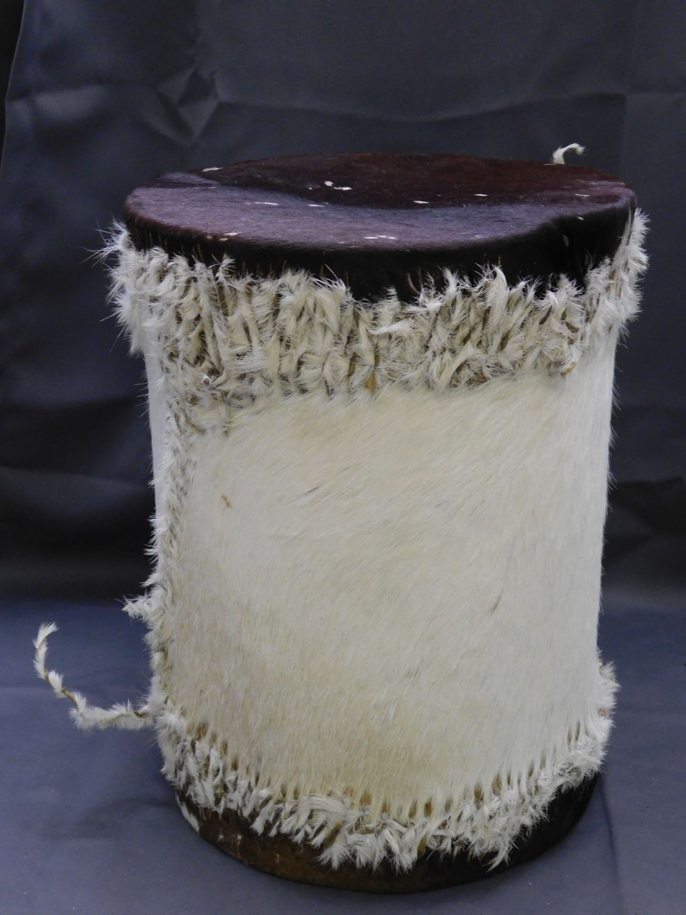 Cow Skin Leather Drum Traditional African Bongo Drum