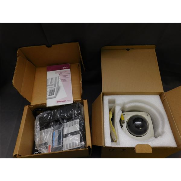 Pair of NOS Security Dome Camera & Office Phone