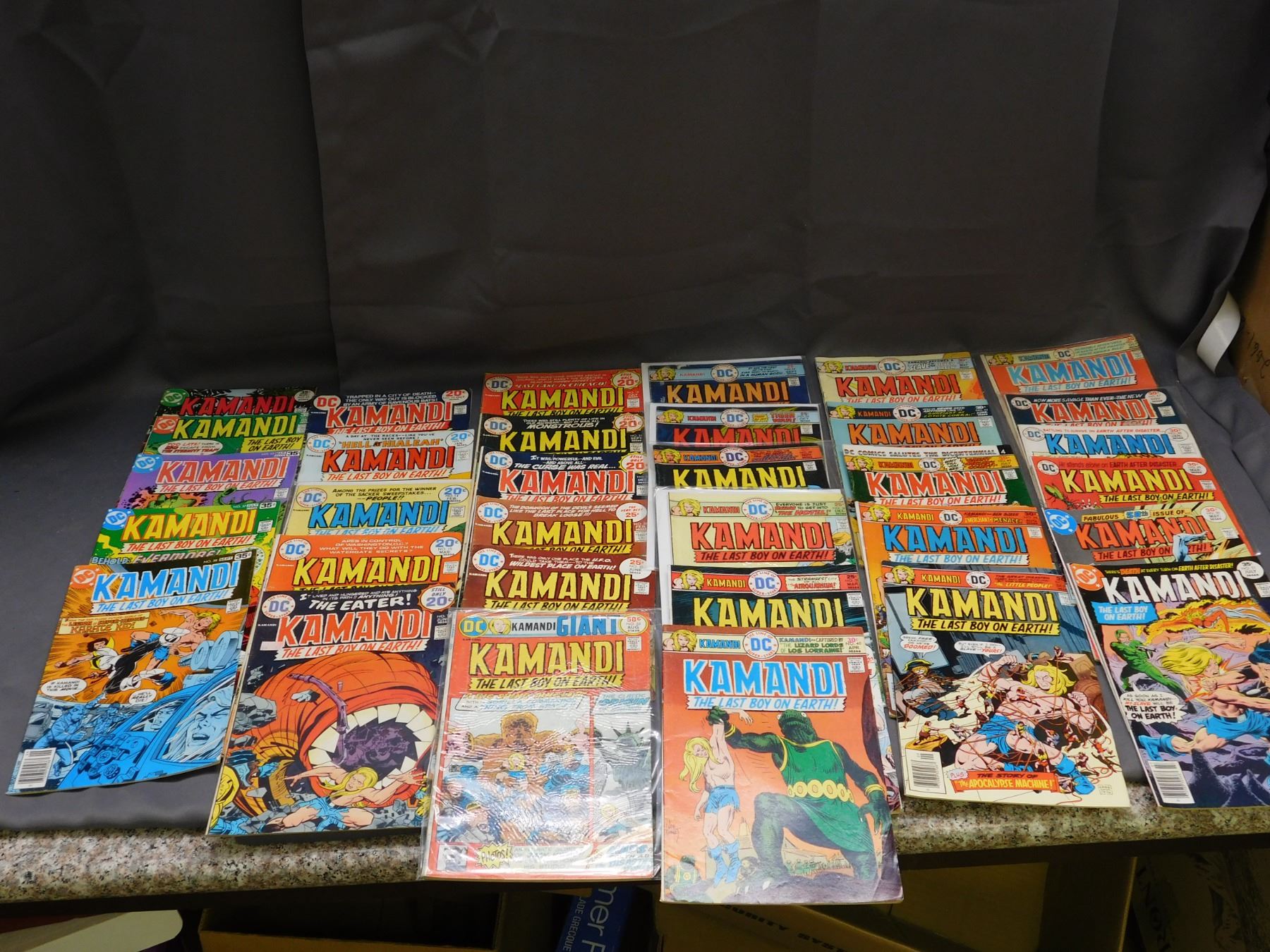 Lot of 33 Vintage DC Comics Kamandi The Last Boy on Earth Comics