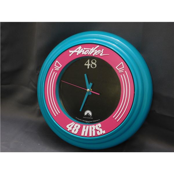 Another 48hrs Wall Clock *works* 1990