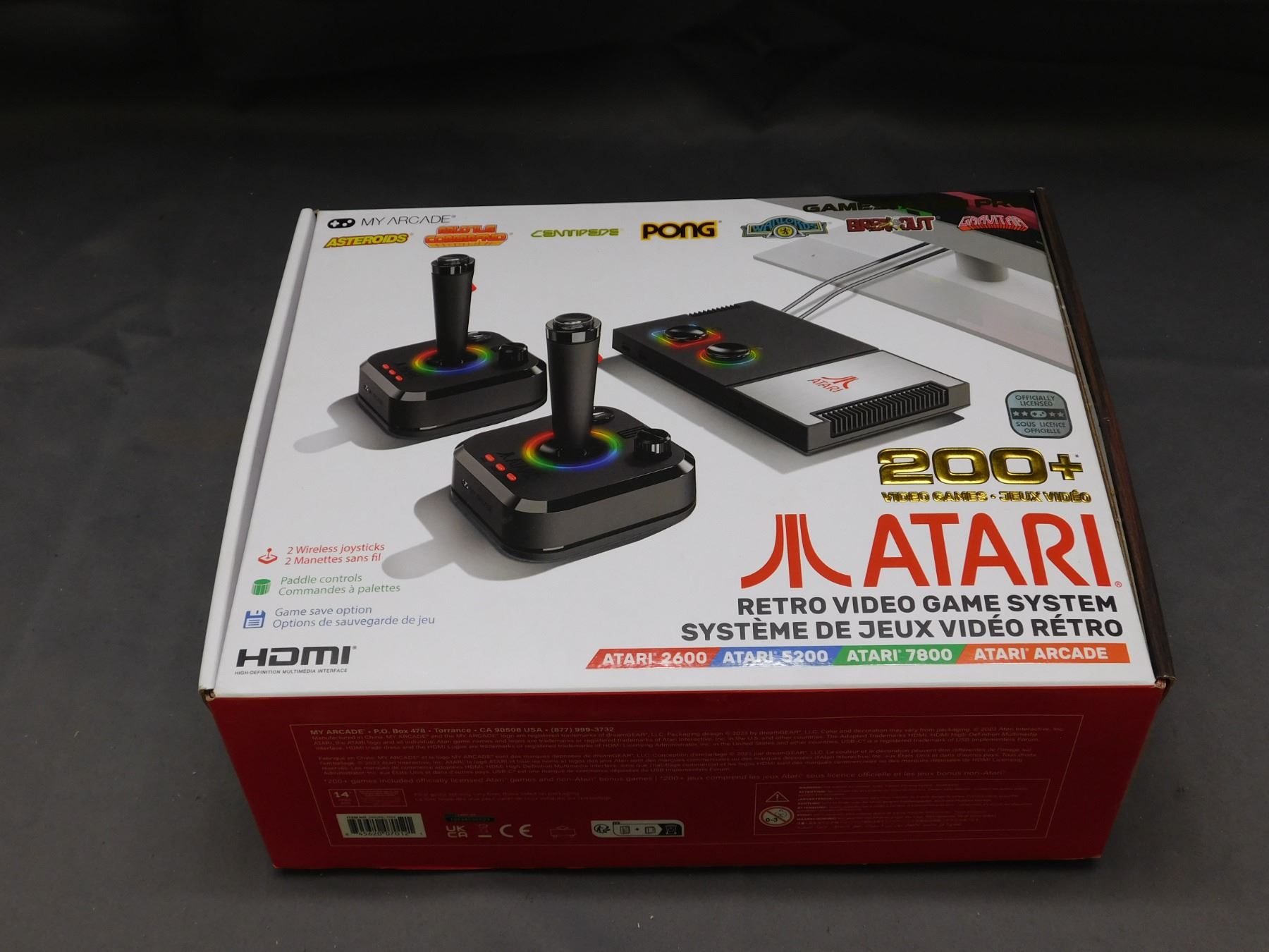 Atari My Arcade Boxed Console with 200+ Games Pre-Installed Retro Video ...