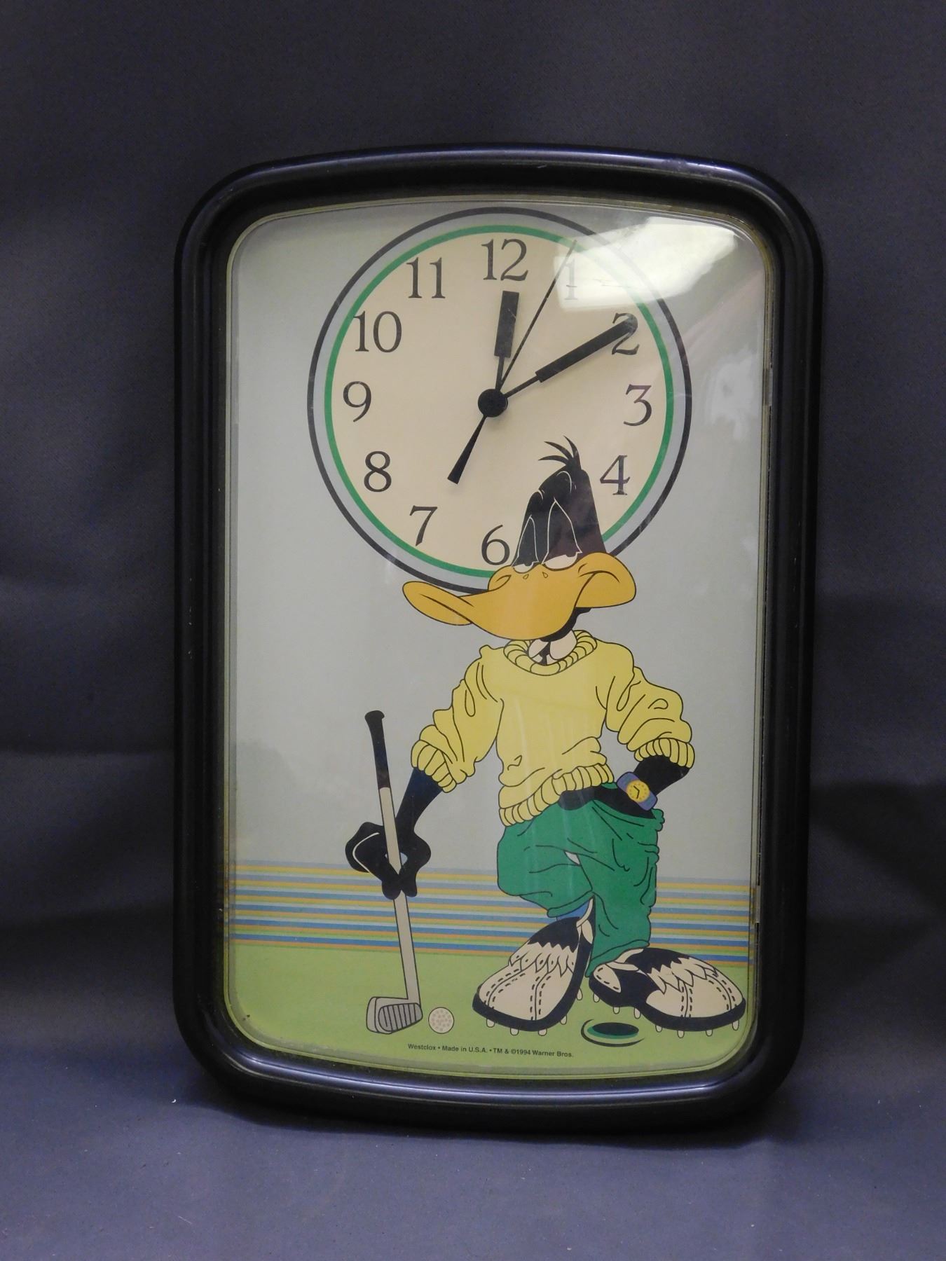 Westclox 1994 Warner Bros Daffy Duck Wall Clock