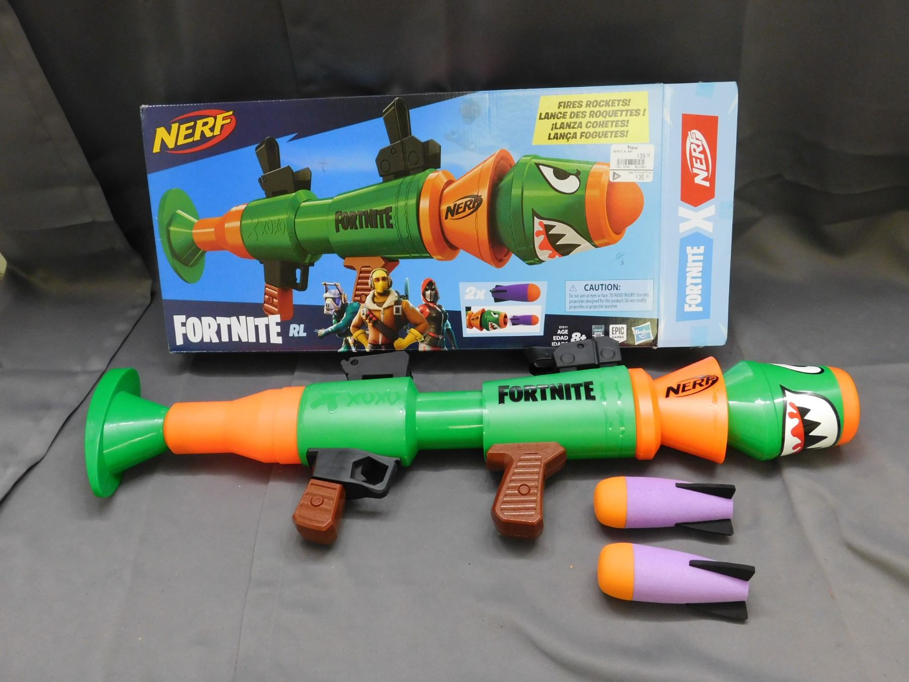 Nerf Fortnite RL Rocket Launcher Hasbro Toy Gun Collaboration Video Game