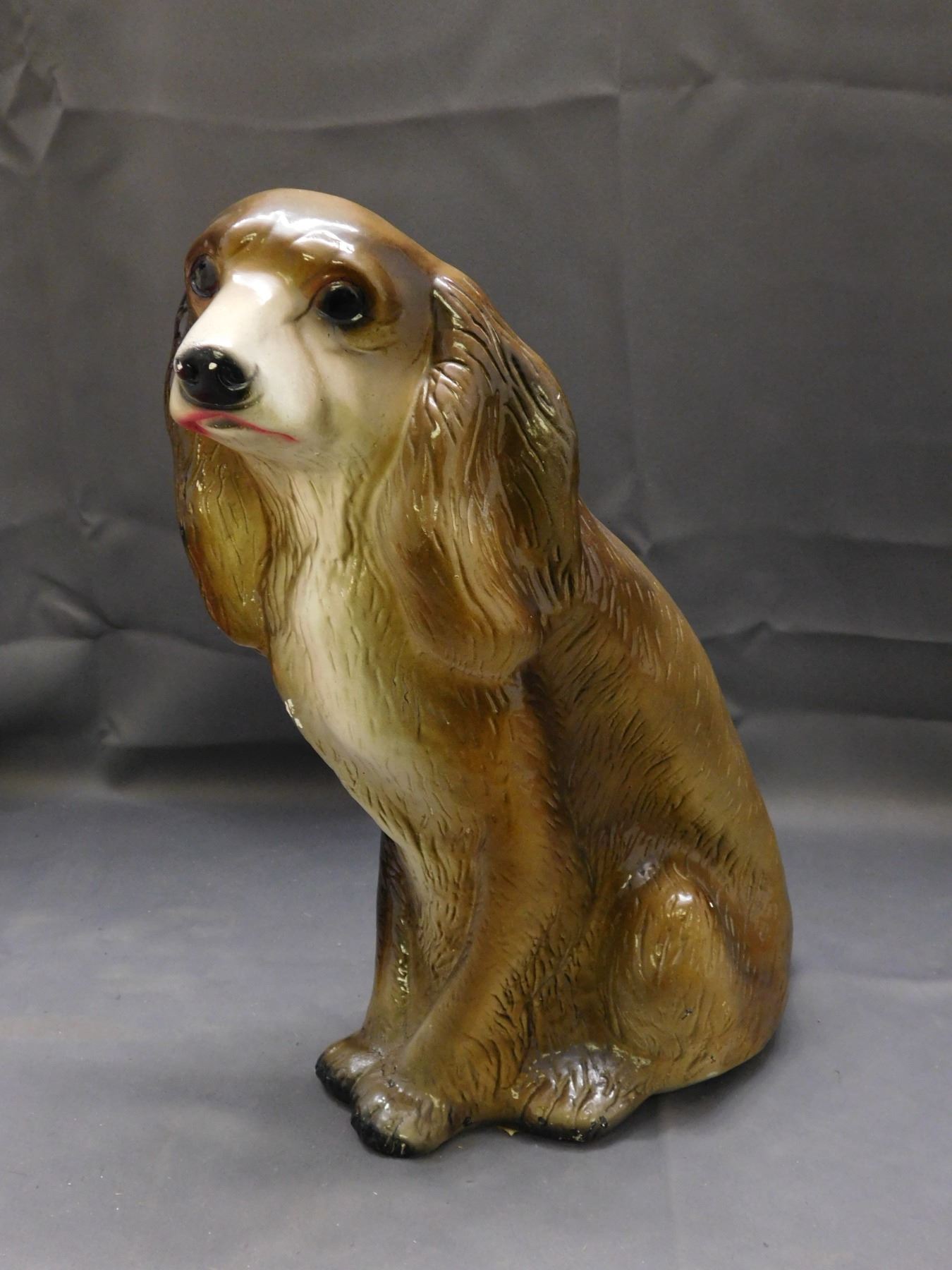 Large Ceramic Dog Piggy Bank 16"