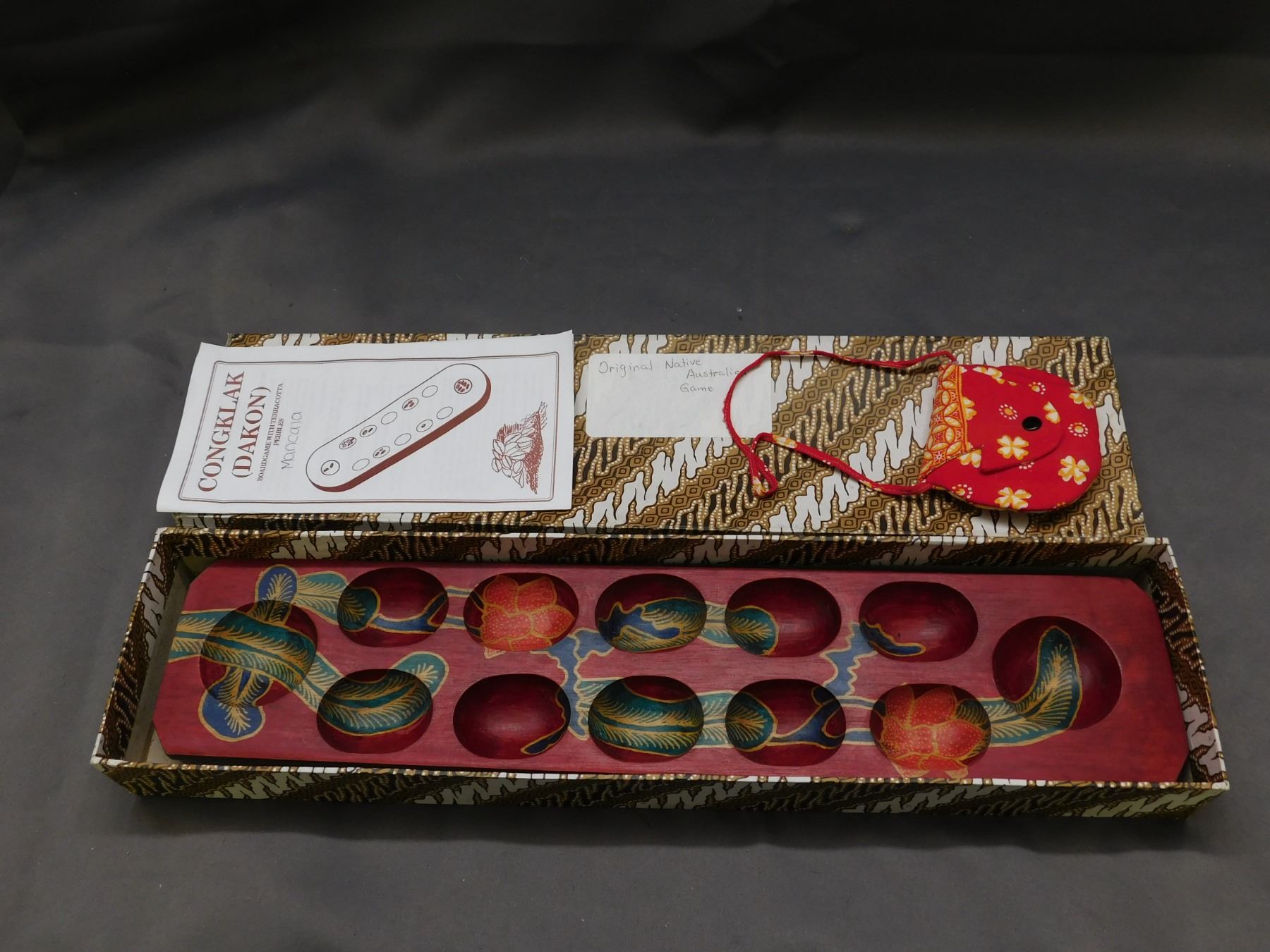 Original Native Australian Game Congklak Dakon