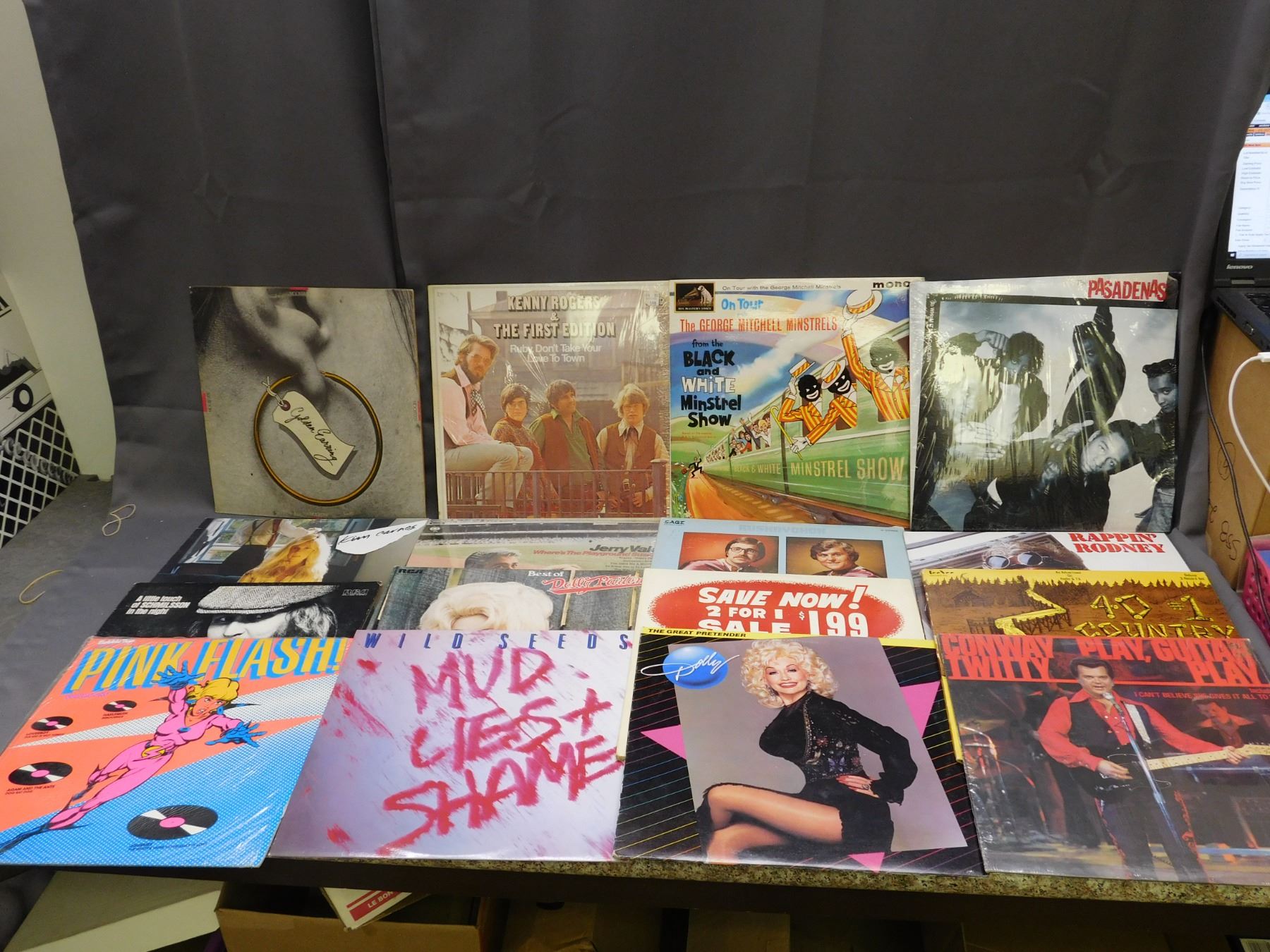 Lot of 16 Vintage Vinyl Records LPs