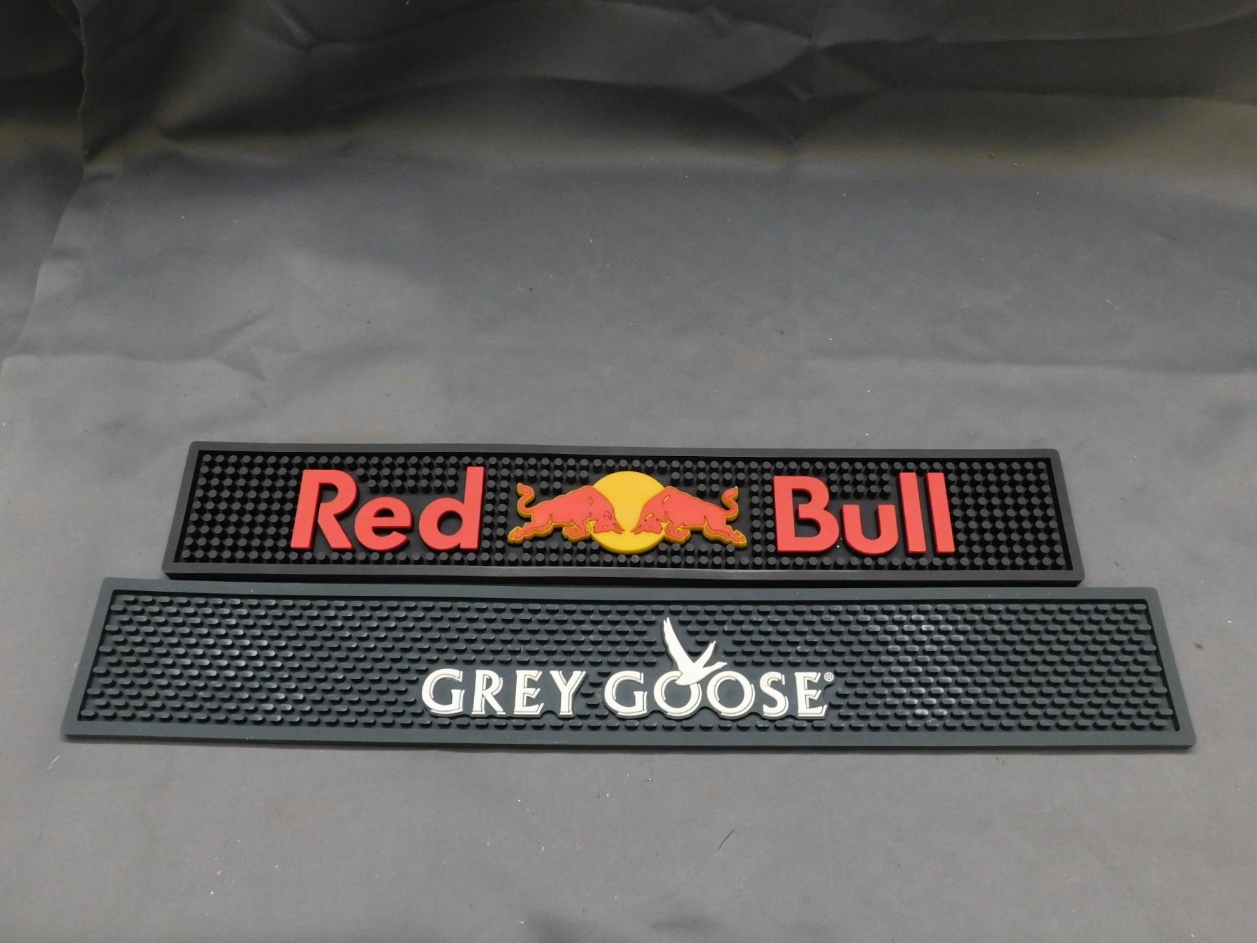 Lot of 2 Red Bull & Grey Goose Spill Mats