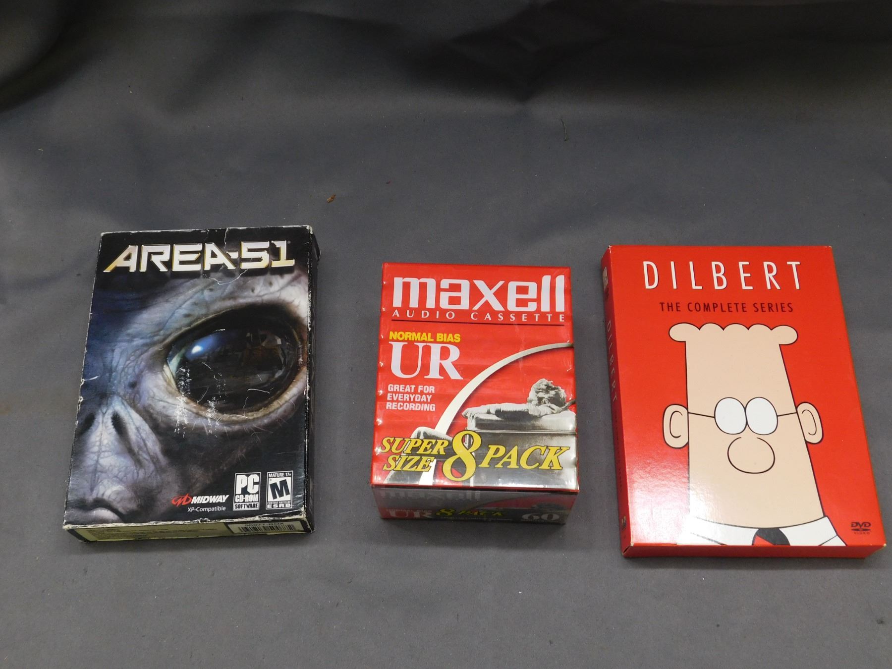 Lot of 3 Maxell Super 8-Pack Sealed Blank Cassette Tapes, Dilbert ...